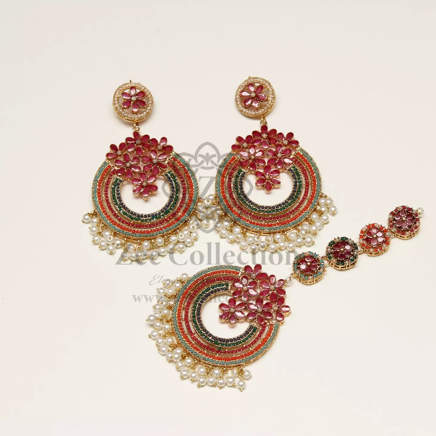 Asma Earrings with tekka – Zee Collection pk